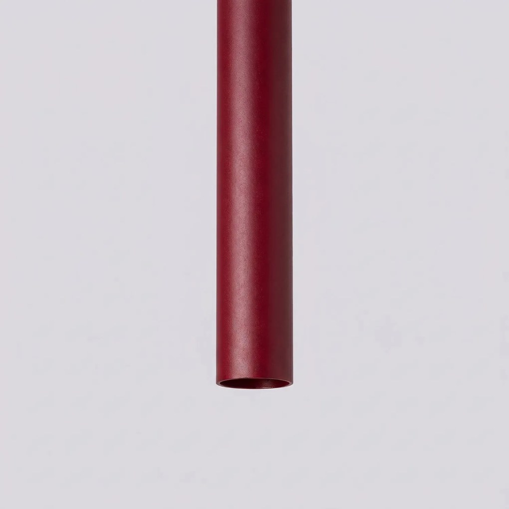 Sollux Lighting Závěsné svítidlo PASTELO 3P bordó