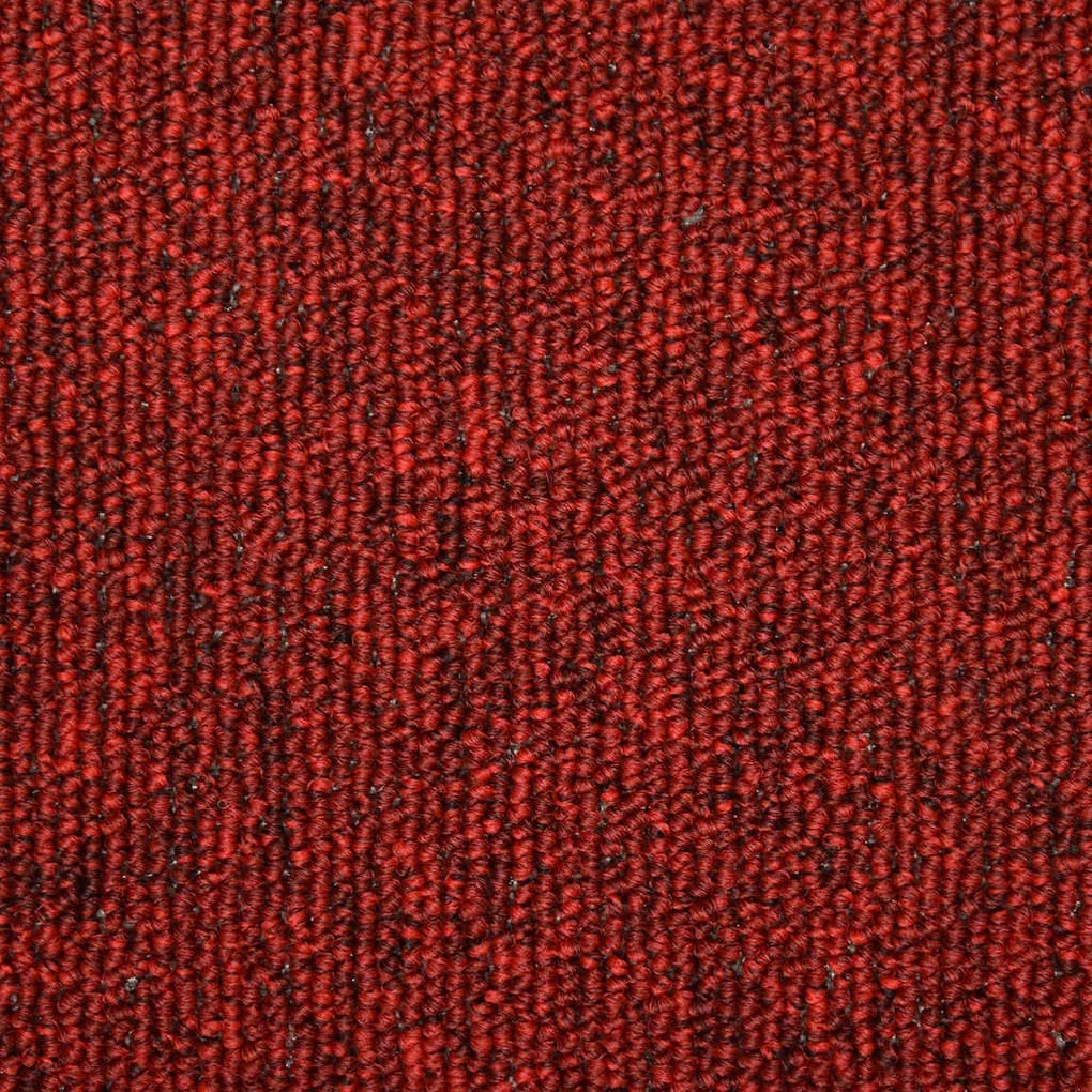 Schodové rohože 30 ks 65 x 21 x 4 cm červené obdélníkový okraj 3365770