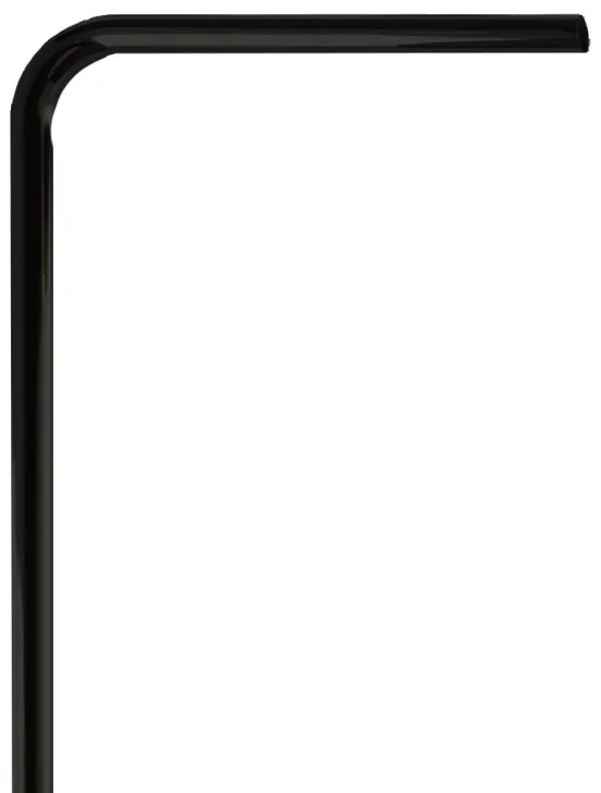 Fontealta Venkovní sprcha Skinny bez nezámrzného systému černý matný nerez bez ruční sprchy montážní box v podlaze