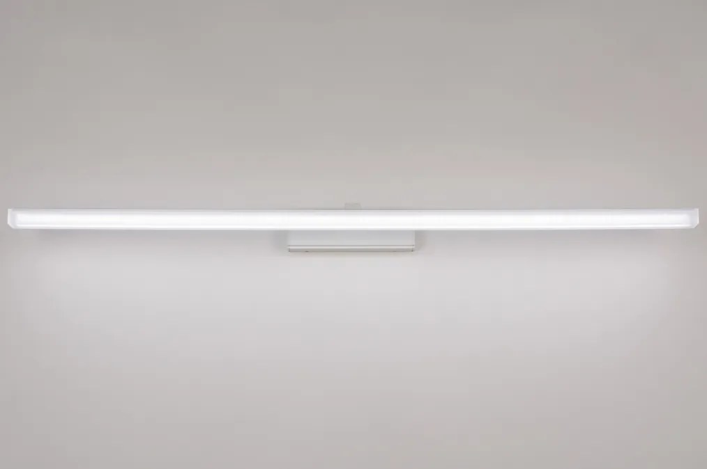 Nástěnné LED svítidlo nad zrcadlo do koupelny Liott White 90