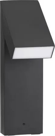 NV 9020930 Venkovní sloupkové svítidlo BRIGITTA černý hliník a akrylový difuzor proti oslnění LED 6W 3000K 100-240V IP65 - NOVA LUCE