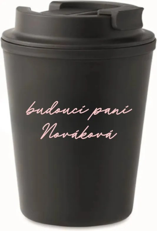 Personalizovaný cestovní termohrnek - budoucí paní