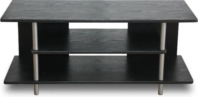 TV stolek v jednoduchém moderním provedení černá QUIDO