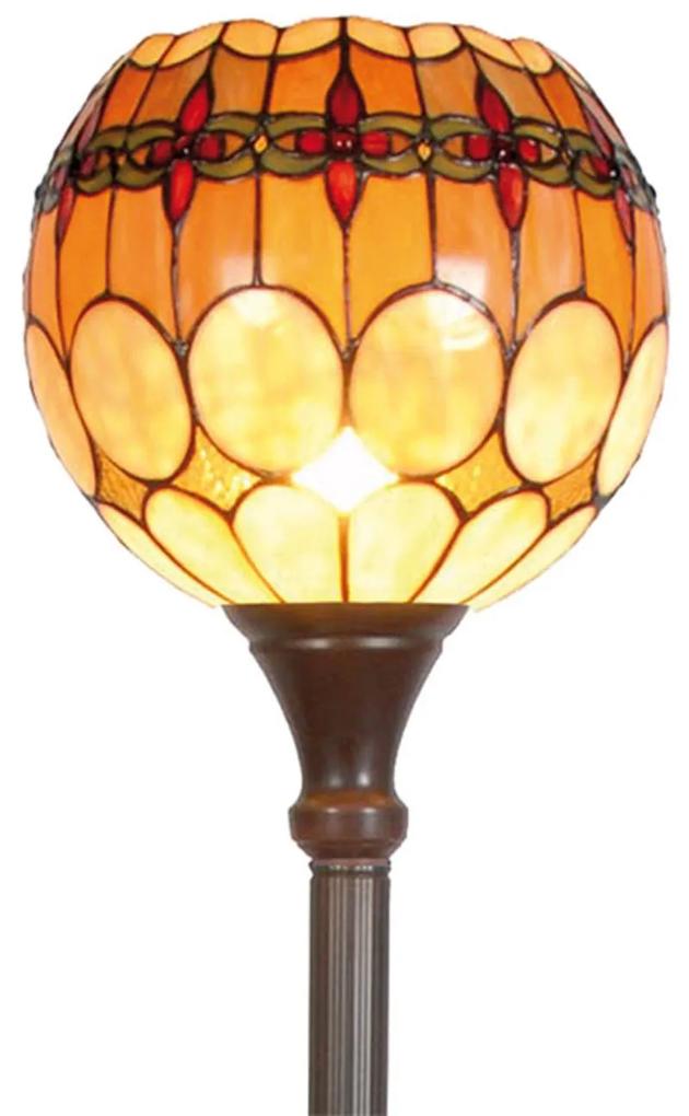 Niley - stojací lampa v Tiffany stylu