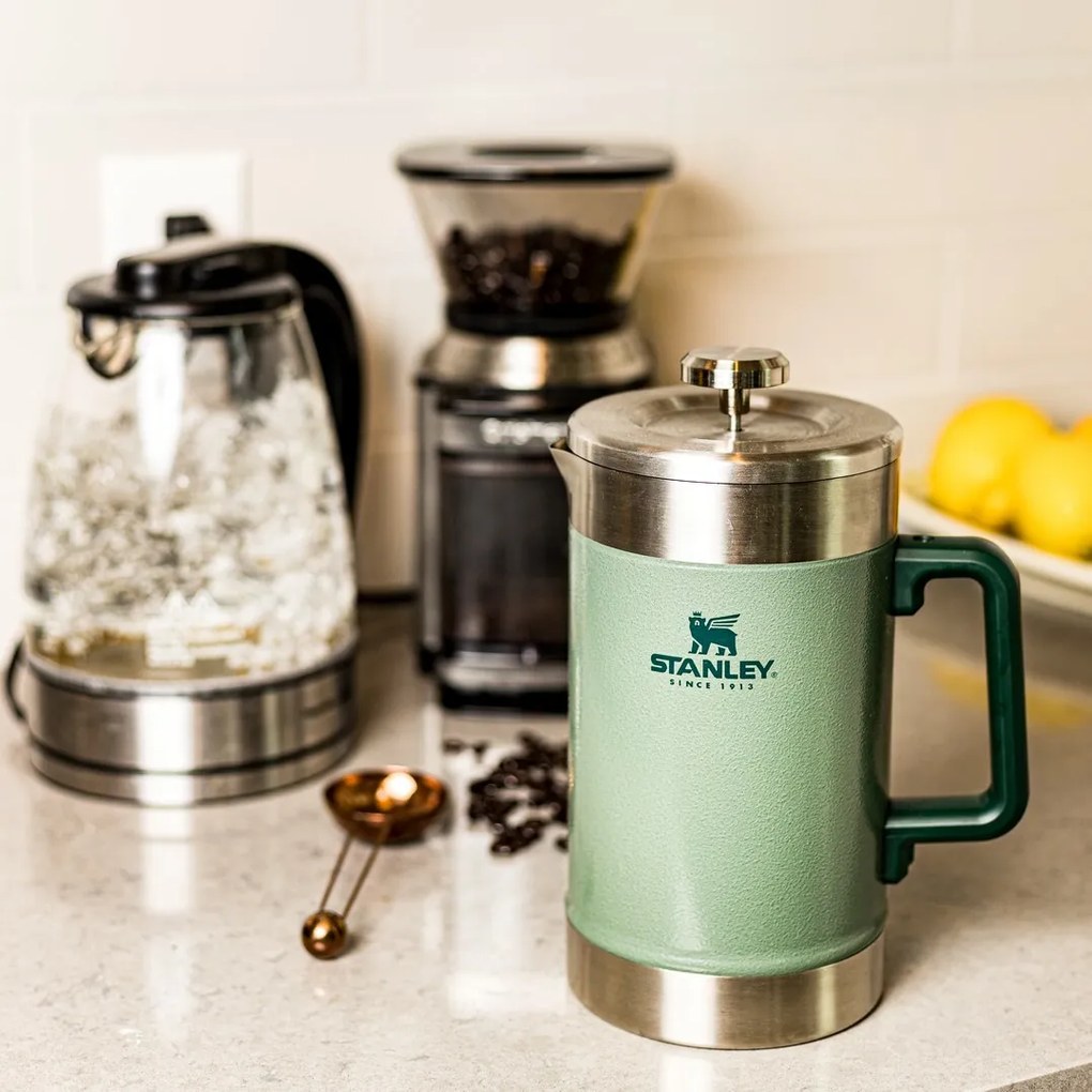 Stanley Konvička Stay Hot French Press 1,4 l Hammertone Green