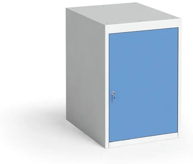 Závěsná dílenská skříňka na nářadí s dveřmi KOVONA, bez polic, 480 x 610 x 700 mm
