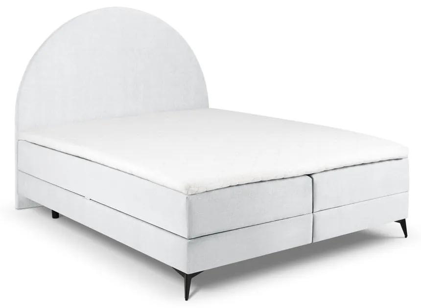 Světle šedá boxspring postel s úložným prostorem 180x200 cm Sunrise – Cosmopolitan Design