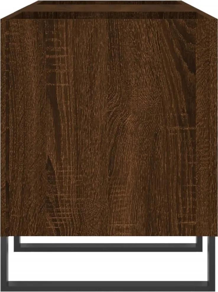 vidaXL Skříňka na LP desky 121 x 38 x 48 cm kompozitní dřevo [831691] Barva: Betonová šedá