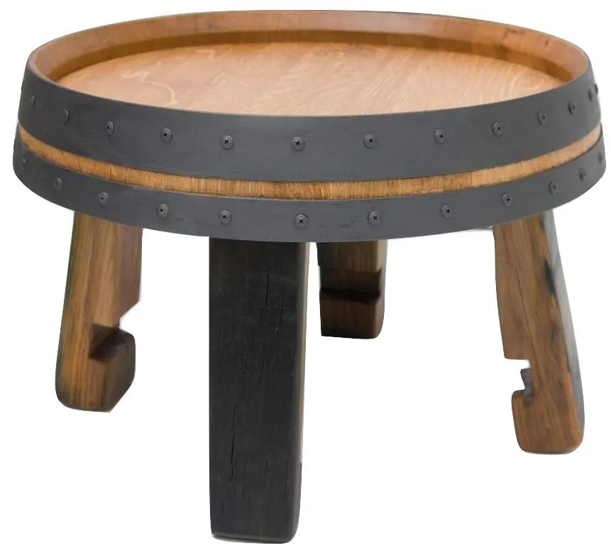 Nábytek ze sudu Sudový stolek malý