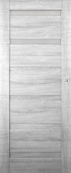 posuvné interiérové dveře do pouzdra EVORA model 2 Průchozí rozměr: 70 x 197 cm, Orientace dveří: Levé dveře, Dekor: Bílá