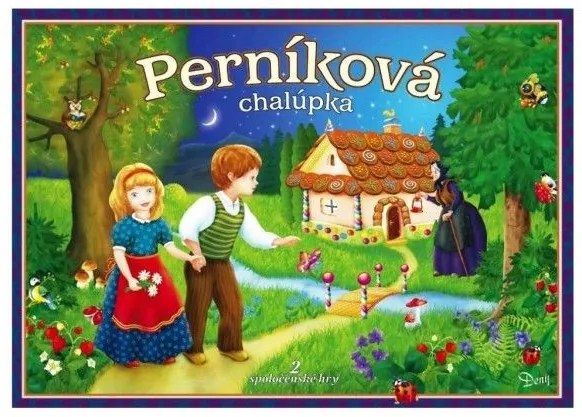 Perníková chaloupka 2 společenské hry v krabici 34x25x4cm SK verze