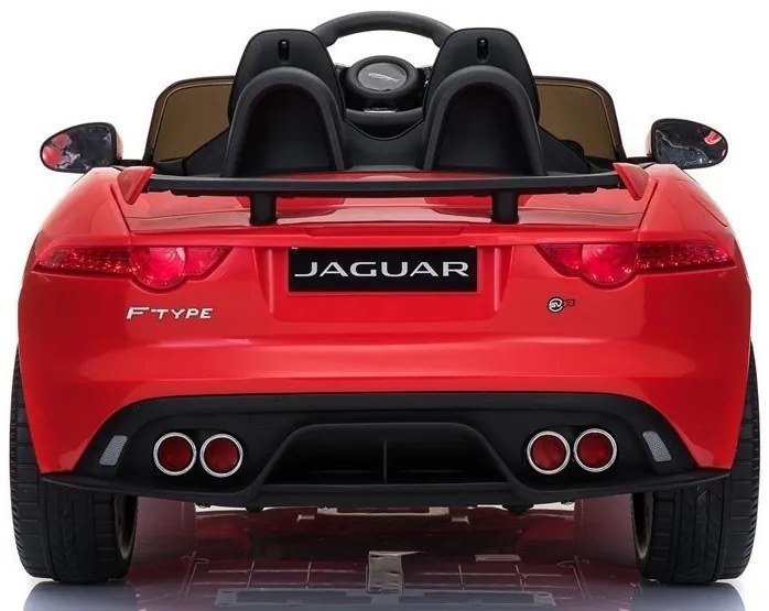 Elektrické autíčko Jaguar F-Type lakované červené