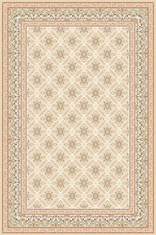 Kusový koberec vlněný Agnella Isfahan Casbo Krémový Béžový Rozměr: 300x400 cm