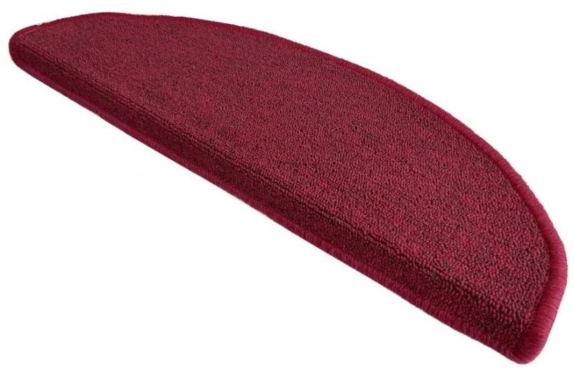 Schodišťové nášlapy Astra (půlkruh a obdélník) (Varianta: Půlkruh červený 28 x 65 cm)