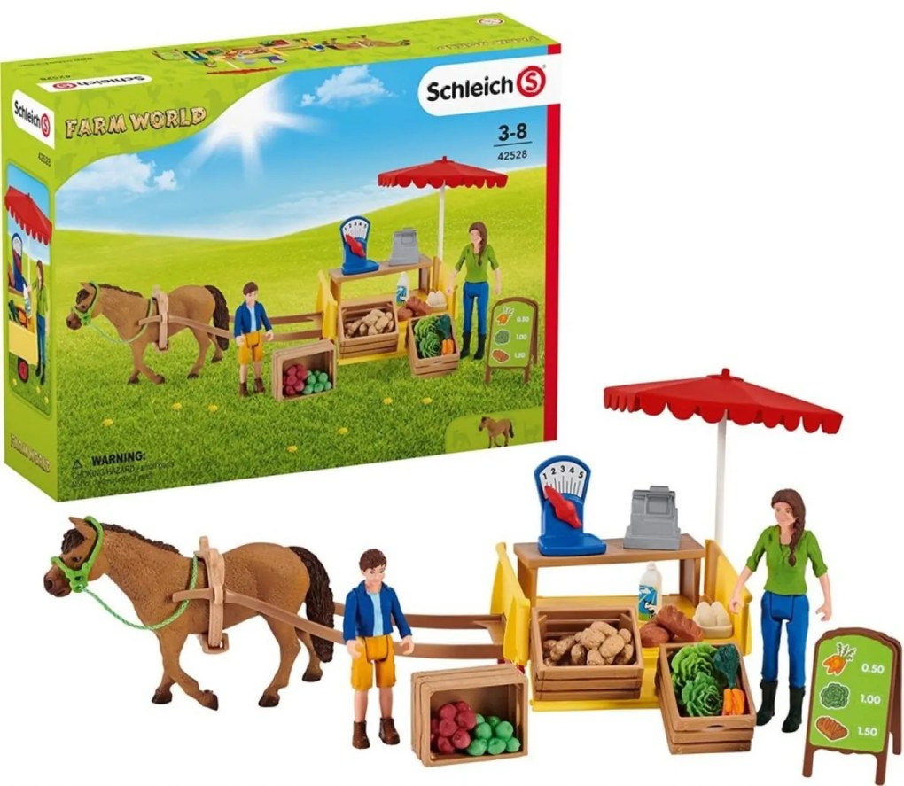 Schleich 42528 mobilní farmářský stánek