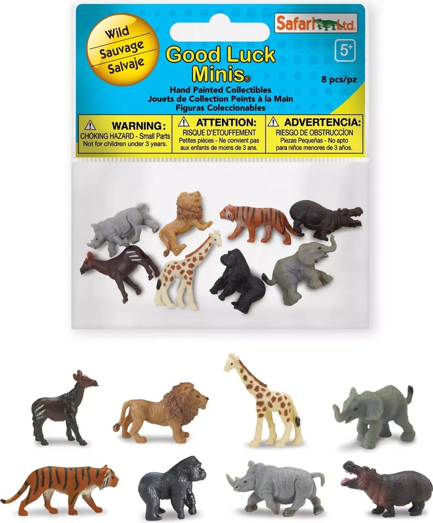 Figurky safari ltd. divočina - good luck minis funpack