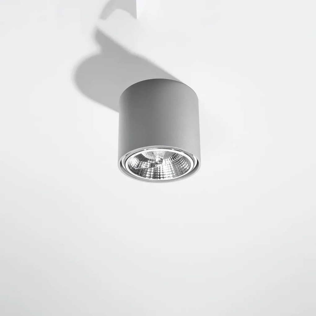 Sollux Lighting Stropní svítidlo TIUBE šedé
