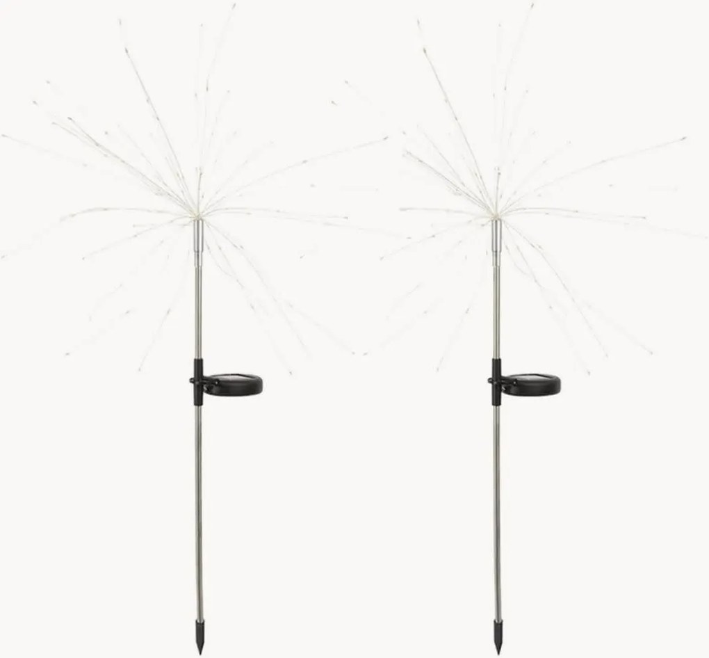 Sada solárních LED svítidel Fireworks, 2 díly