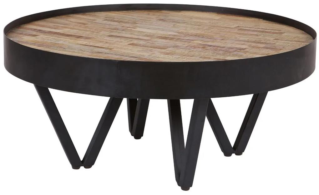 OnaDnes -20% Hoorns Teakový konferenční stolek Dach 74 cm