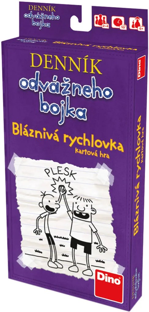 DINO Hra Deník odvážneho bojka Bláznivá rychlovka SK *SPOLEČENSKÉ HRY* dn751231