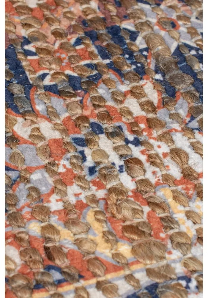 Ručně tkaný koberec s příměsí juty v přírodní barvě 200x290 cm Miley Jute Traditional – Flair Rugs