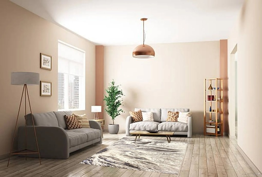 Berfin Dywany, Kusový koberec Elite 8752 Beige, 140x190, hnědá, ložnice
