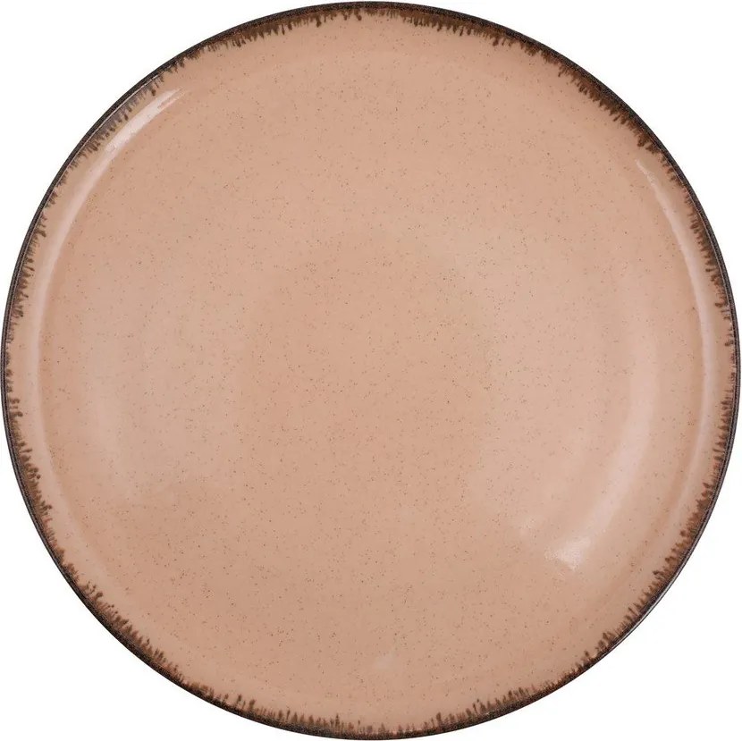 24dílná sada růžového porcelánového nádobí Kütahya Porselen Pearl