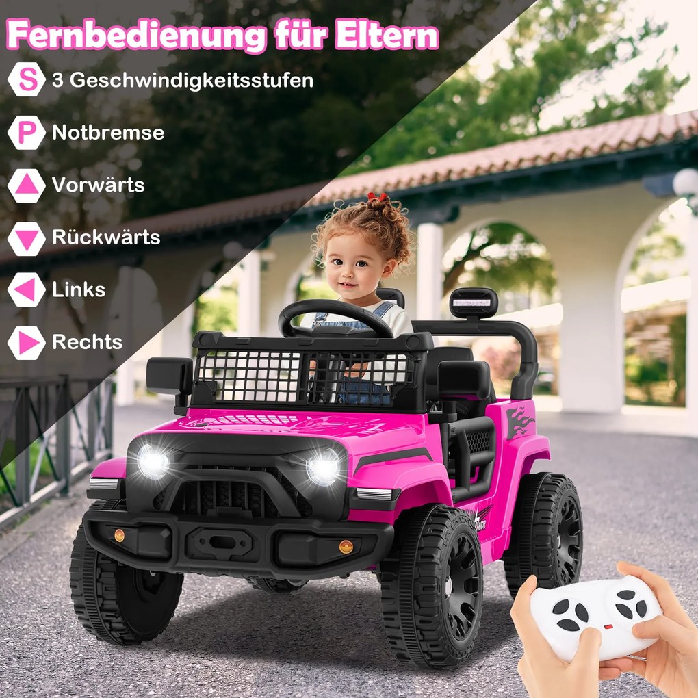 Costway 12 V Dětské elektrické dětské auto Elektroato s dálkovým ovládáním