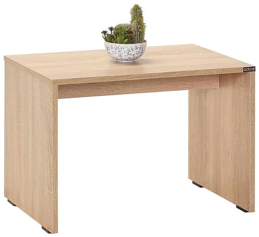Adore Furniture | Konferenční stolek 43x60 cm hnědá | AD0102