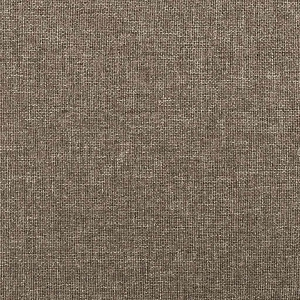 Box spring postel s matrací taupe 120x190 cm textil 3269962