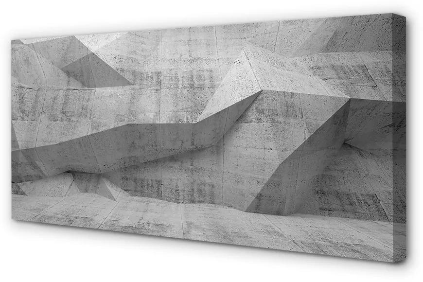 Obrazy na plátně Kámen abstrakce beton 125x50 cm