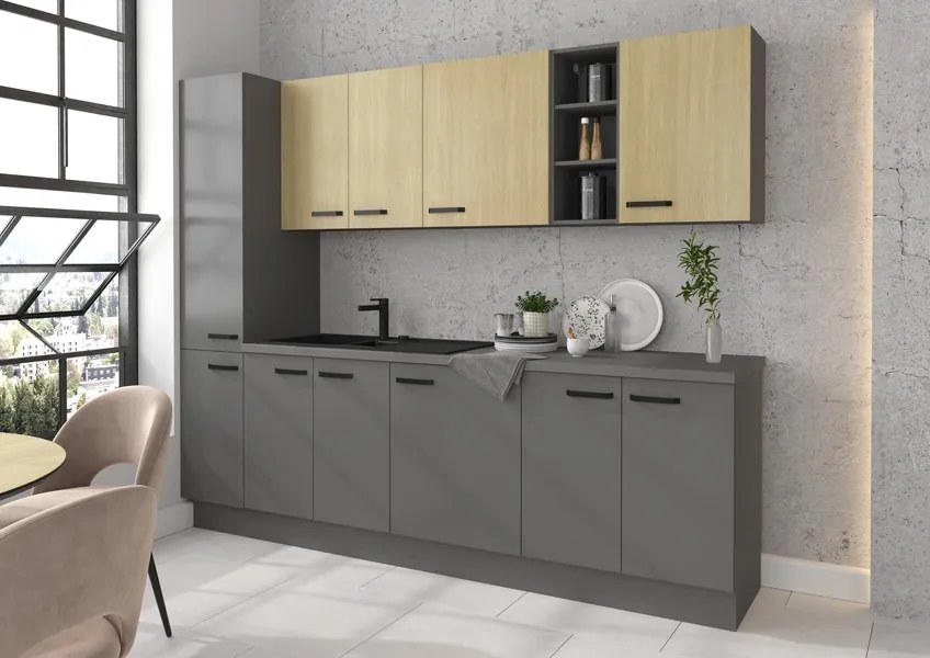 Kuchyňská skříňka SCANDI 60x60 GN-90 1F (45°)
