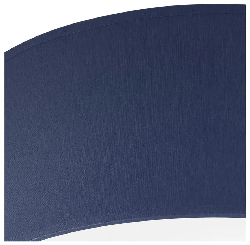 Tmavě modré stropní svítidlo s textilním stínidlem ø 35 cm Vivian – LAMKUR