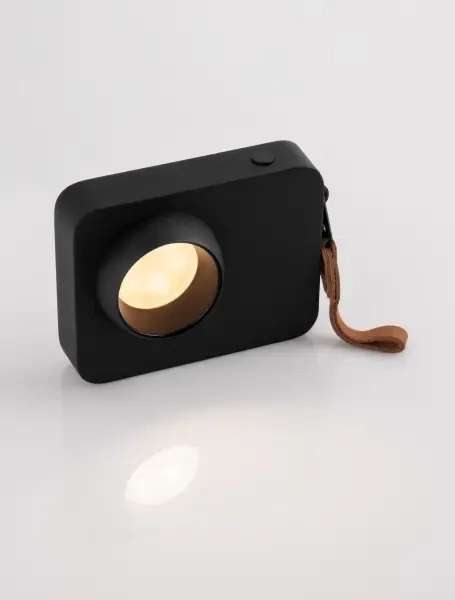 LED stmívatelná černá stolní lampa Kedros 2