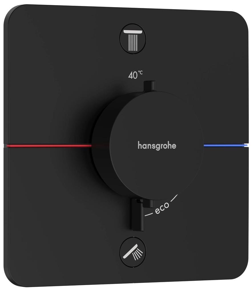 Hansgrohe ShowerSelect Comfort Q vanová baterie pod omítku ano černá 15583670