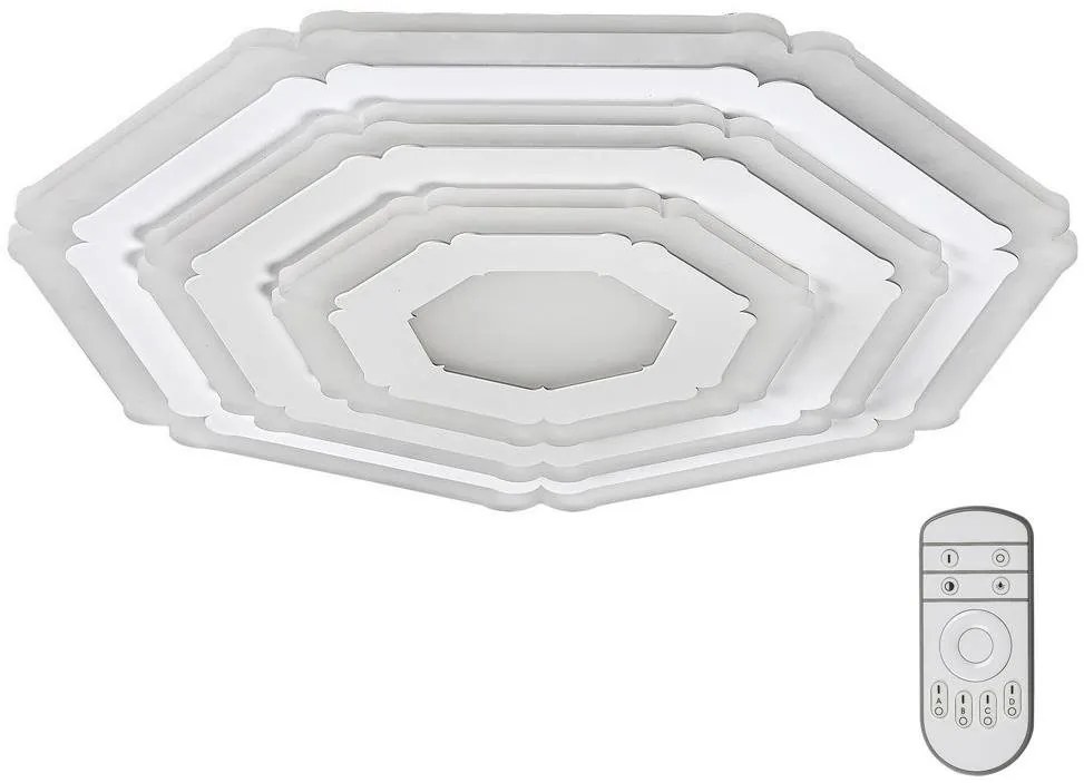 Rabalux 3100 led stropní svítidlo taneli 1x41w | 3046lm | 3000-6500k - cct, stmívatelné, dálkové ovládání, bílá