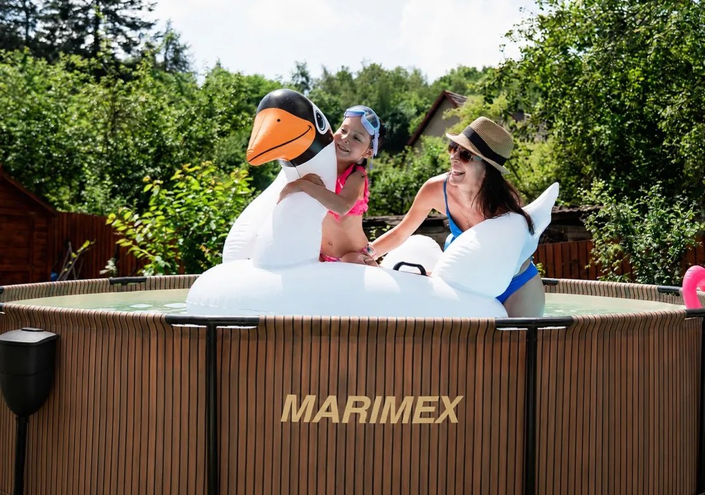Marimex | Bazén Marimex Florida 4,57x1,32 m se zabudovaným skimmerem - motiv TEAK | 10340322