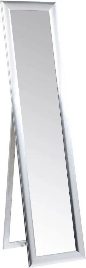 Volně stojící zrcadlo ve stříbrné barvě Kare Design Modern Living, výška 170 cm