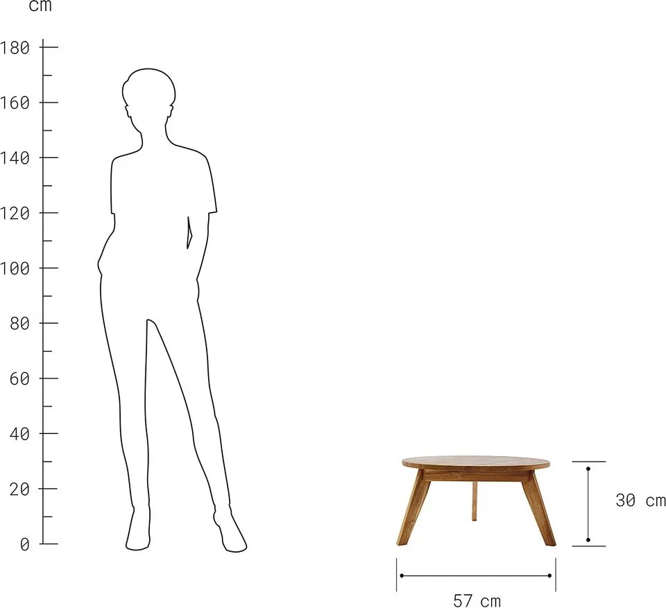 Butlers ROPE ISLAND Odkládací stolek 57 cm