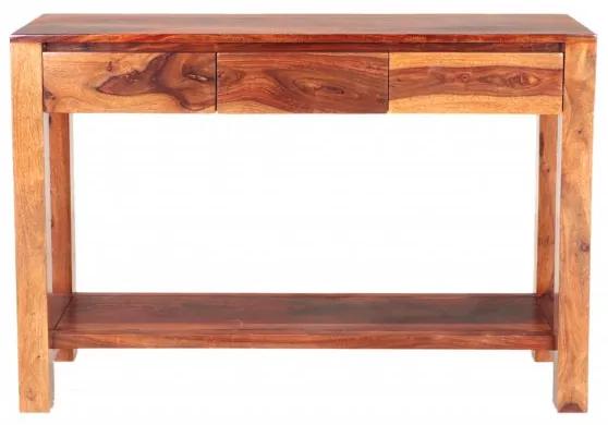 Indický nábytek - Konzolový stůl Gani 110x76x35 z indického masivu palisandr Only stain