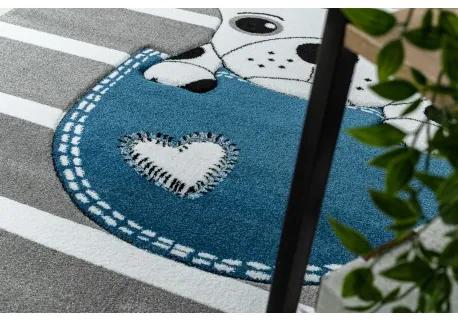 koberec PETIT BULDOK PES, šedý velikost 160x220 cm | krásné koberce cz