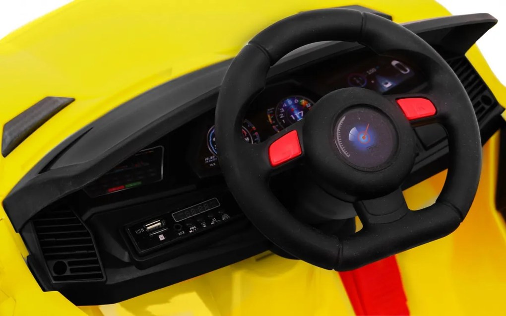 Ramiz Elektrické autíčko Future pro děti žluté + dálkové ovládání