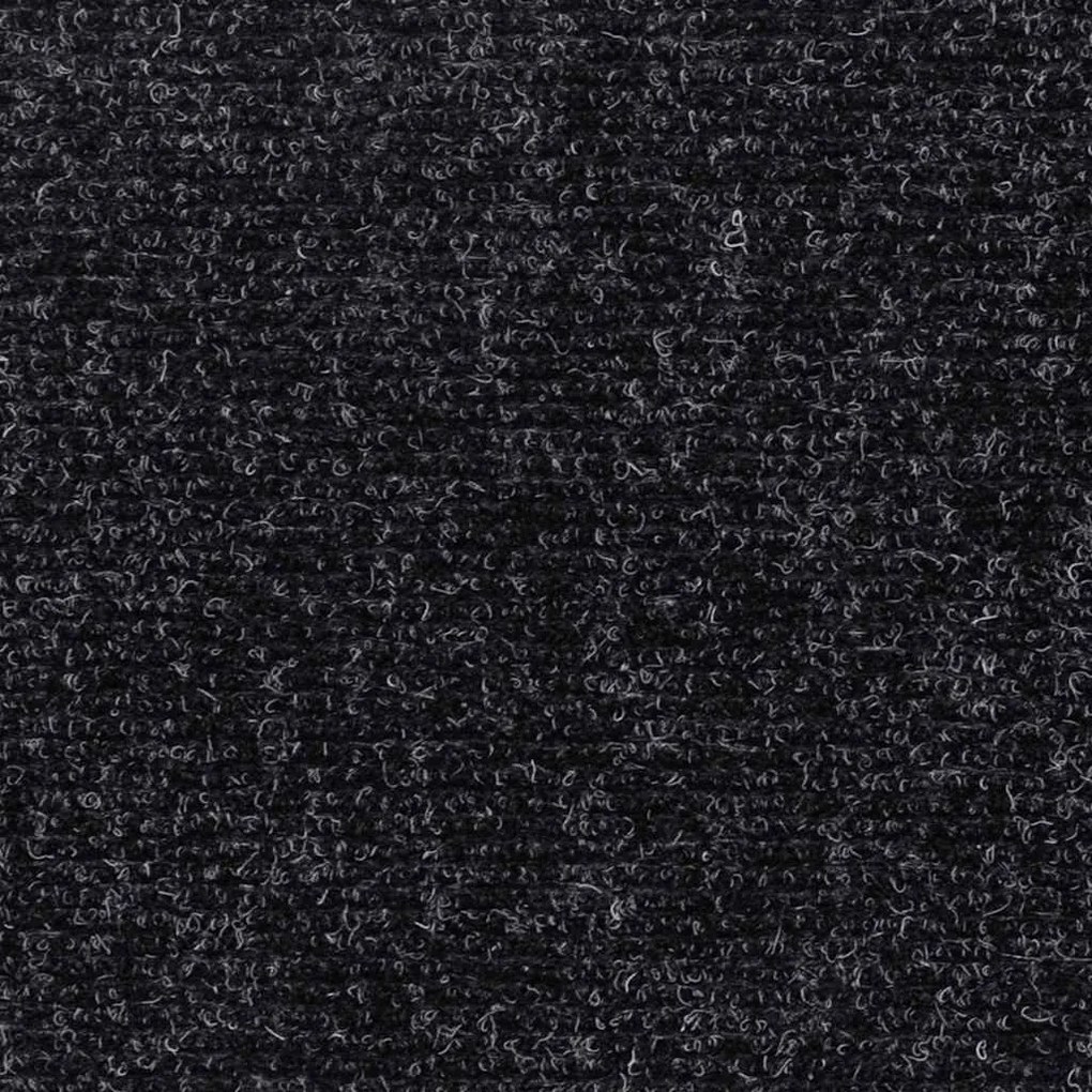 Schodové rohože samolepicí 30 ks 76 x 20 cm černé obdélníkové 3365723