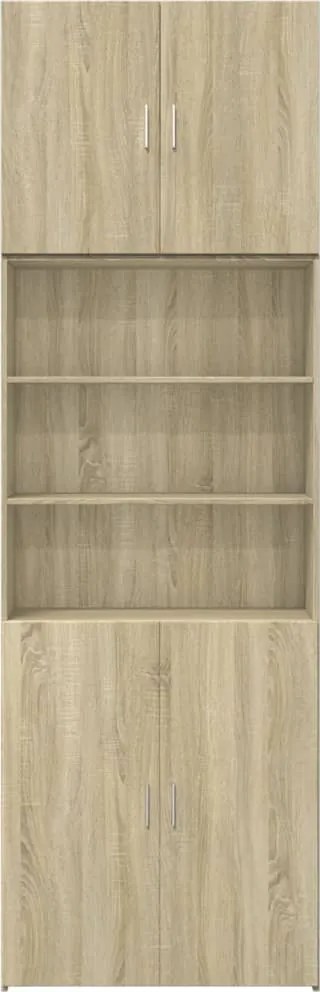 Skříň highboard dub sonoma 80 x 42,5 x 249 cm kompozitní dřevo 3281359