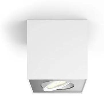Bodové stropní LED osvětlení BOX, 4,5W, teplá bílá, bílé Philips BOX 5049131P0