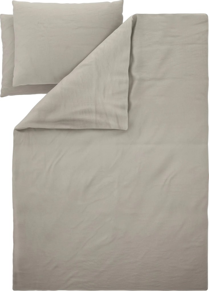 Livarno® Ložní povlečení s podílem lnu, 240 x 220 cm, 70 x 90 cm (písková)