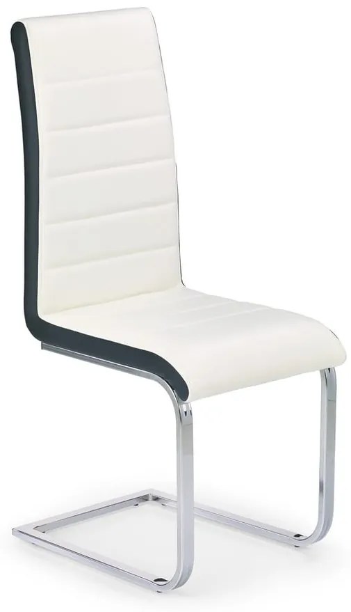 Halmar Jídelní židle K-132 bílo-černá