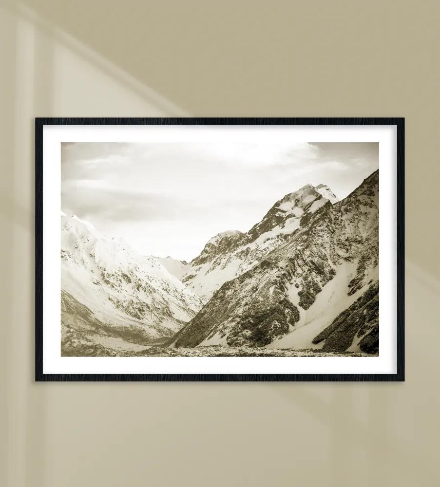 Plakát / Obraz Hory Pololesklý saténový papír 210 g/m² A4 - 21 x 29,7 cm