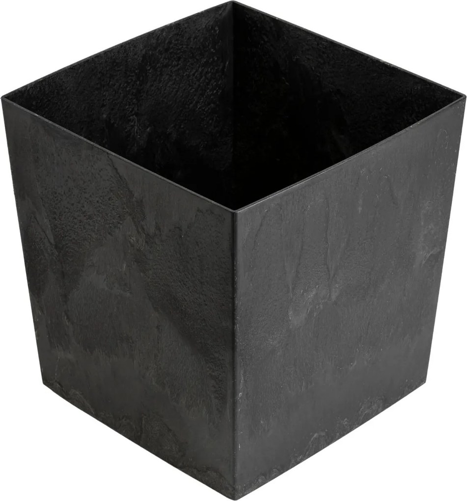 Květináč FLORE Beton 41x39,5x39,5 cm černý