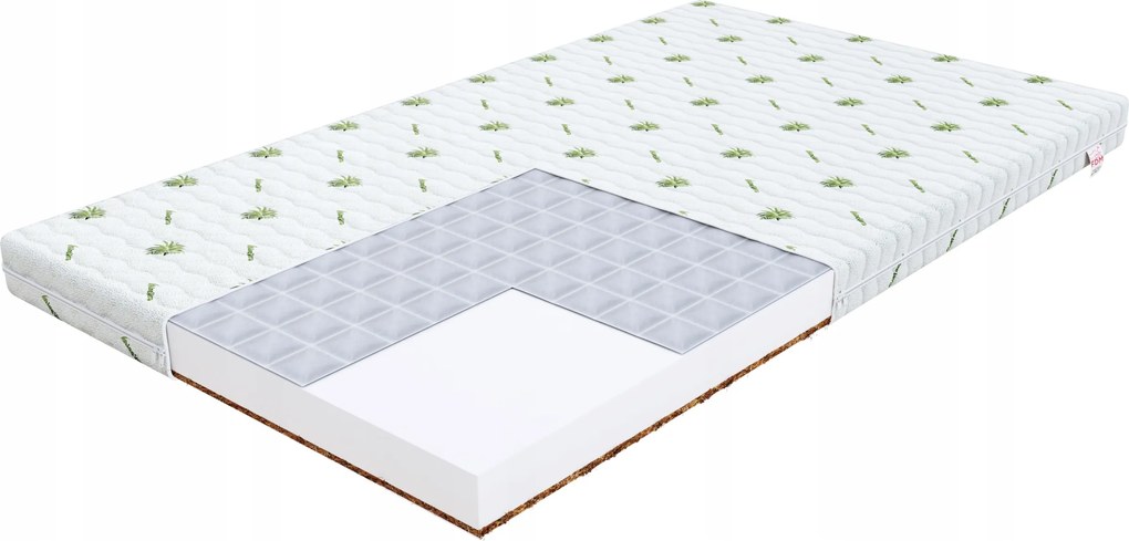 Matrace 90x190 pěnová s kokosem Fdm Baby Comfort pro děti do postýlky